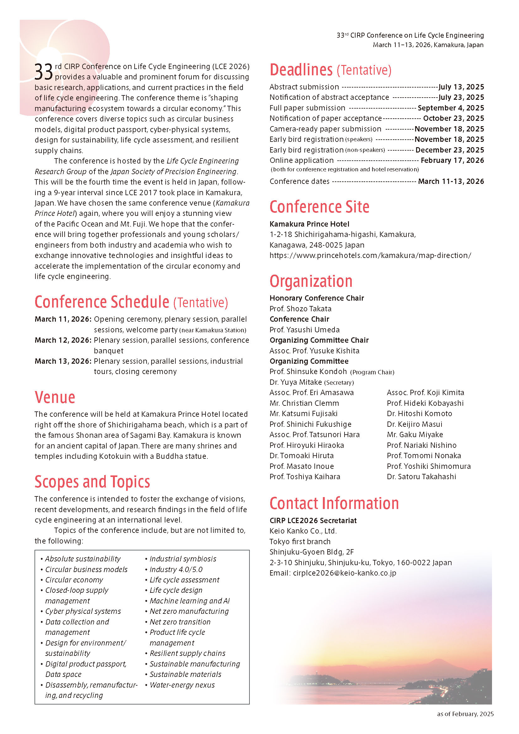 LCE 2026 | Call for Papers